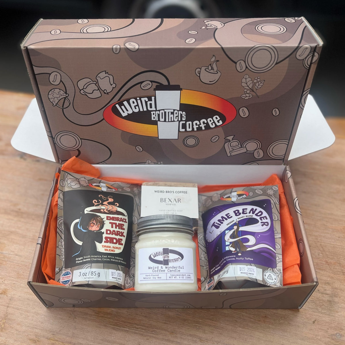 $35 Weird Bros Gift Box – Weird Brothers Coffee